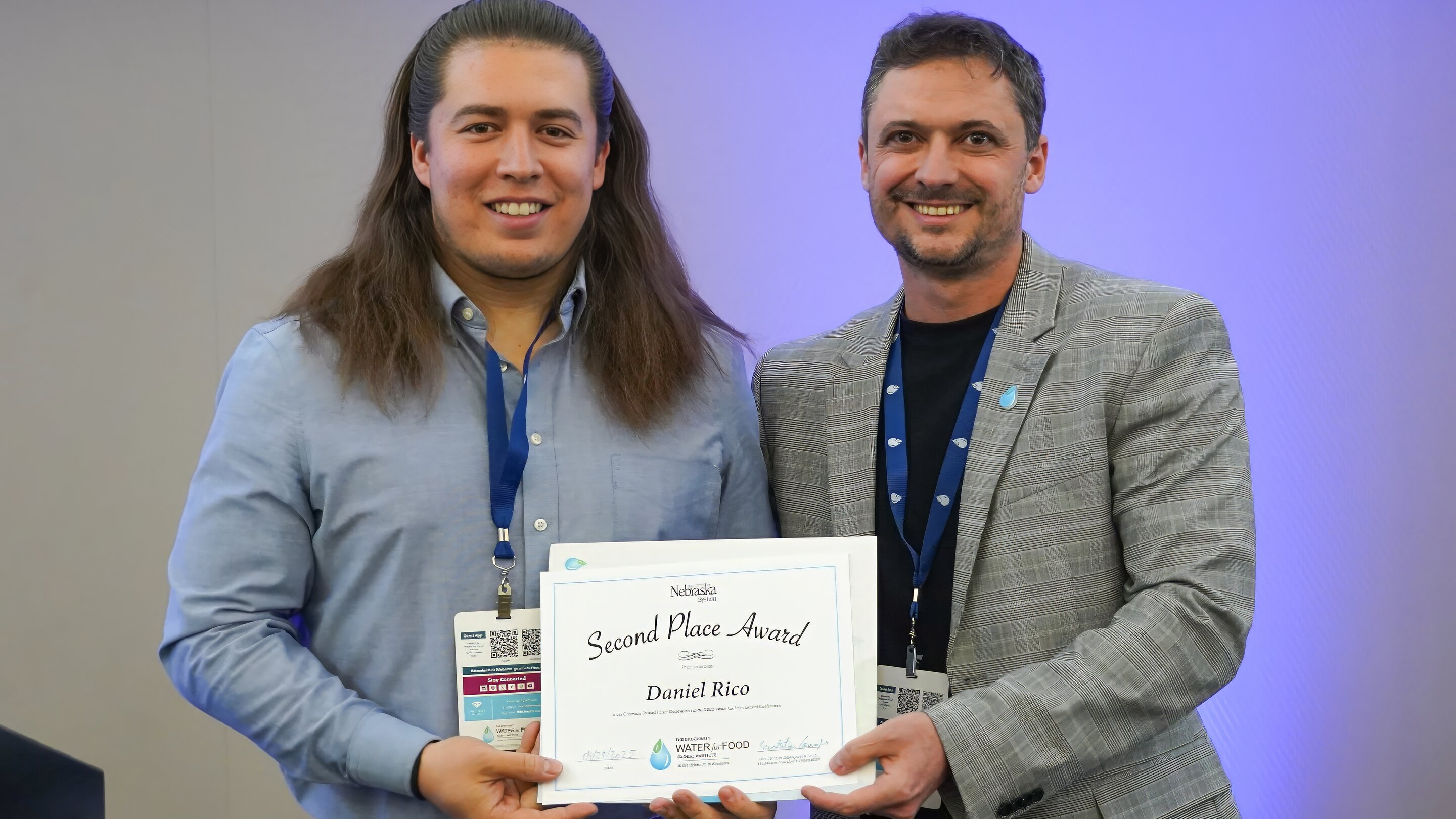Rico places second in Water for Food Global Conference poster ...